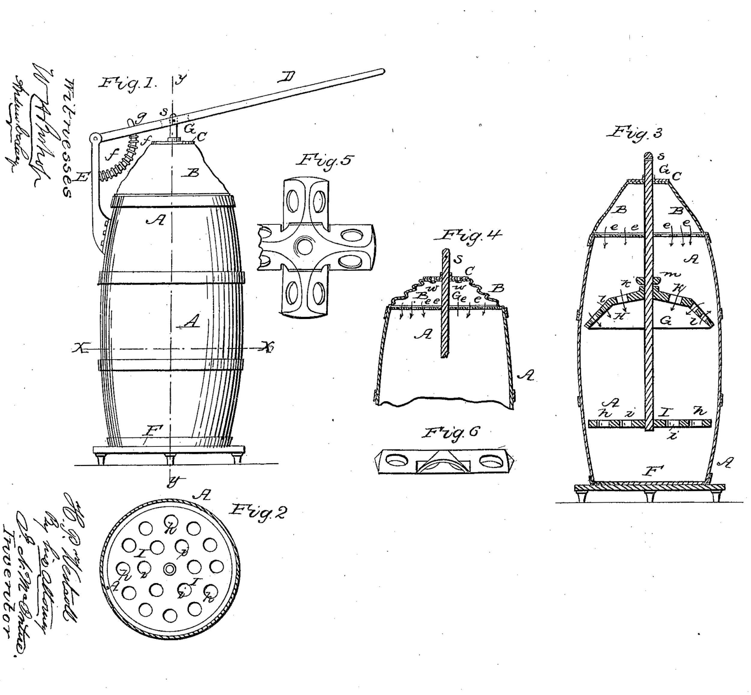Henry Westcott Butter Churn Patent 1865-1 – SSWDA